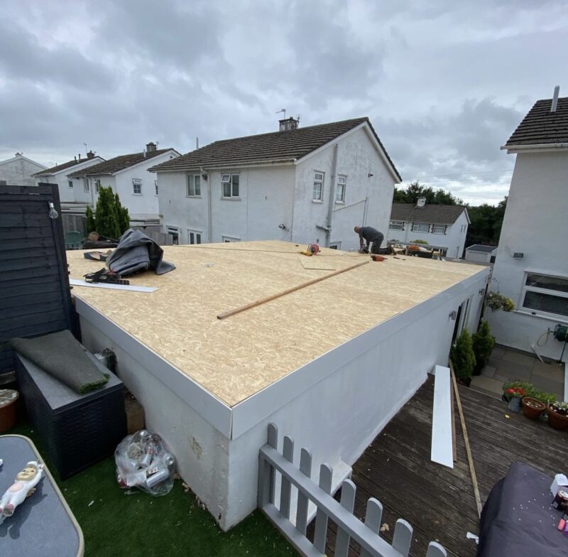 EPDM Rubber Roofing System, Bishops Cleeve, Cheltenham. – Cotswold Roof Co.